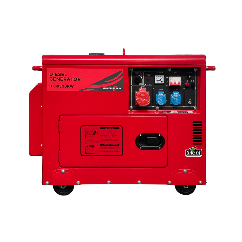 Universal Kraft XL aggregaat stroom generator op diesel rood - ALLSTOCK ...